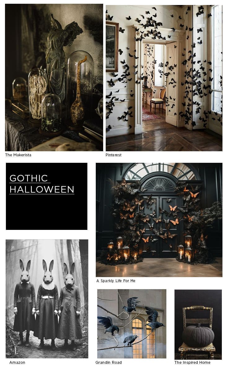 fall gothic decor